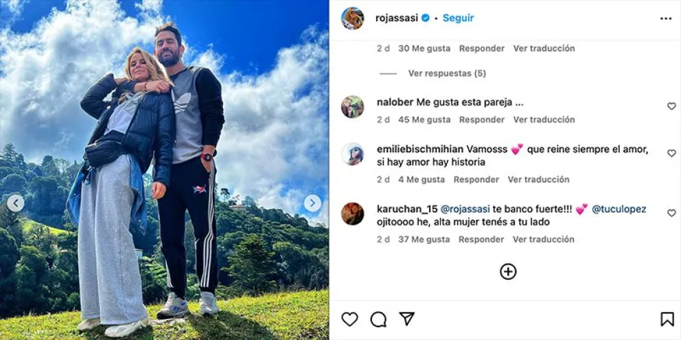 Las fotos de la reconciliación de Sabrina Rojas y el Tucu López ...