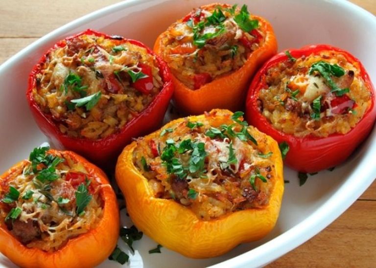 Deliciosos morrones rellenos de carne: una receta sabrosa y fácil de ...