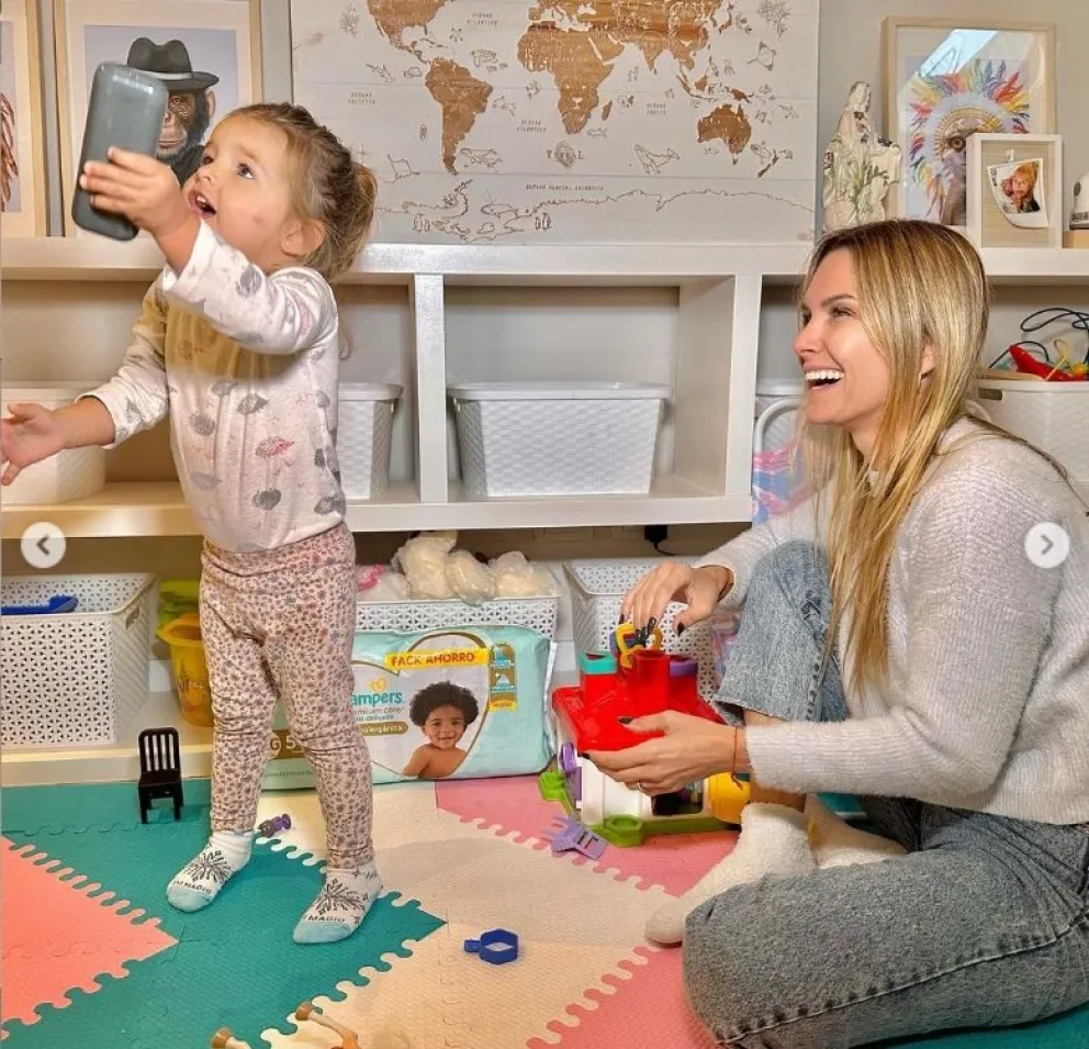 Sofía Zámolo mostró en detalle cómo decoró la pieza de su hija ...