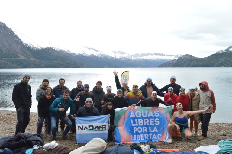 NADAAR, tres años impulsando la natación en aguas abiertas en Bariloche ...