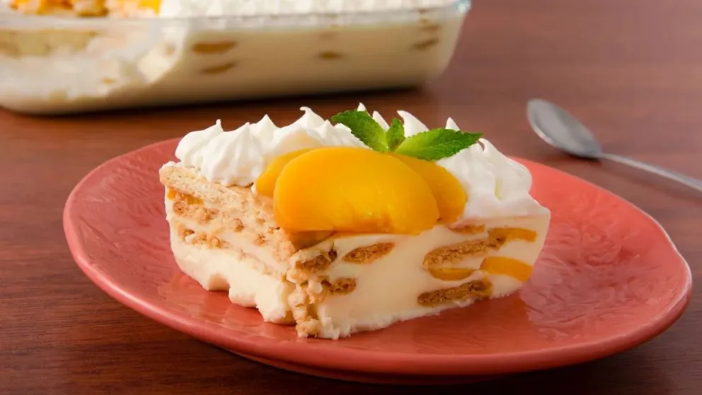 Sin cocción y muy sencillo: cómo hacer un postre de duraznos, crema y ...