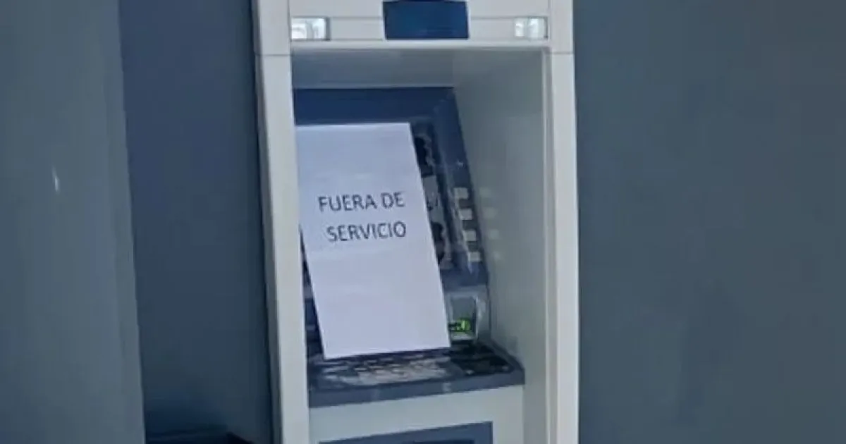 Rompieron la pantalla de un cajero automático | Diario El Cordillerano