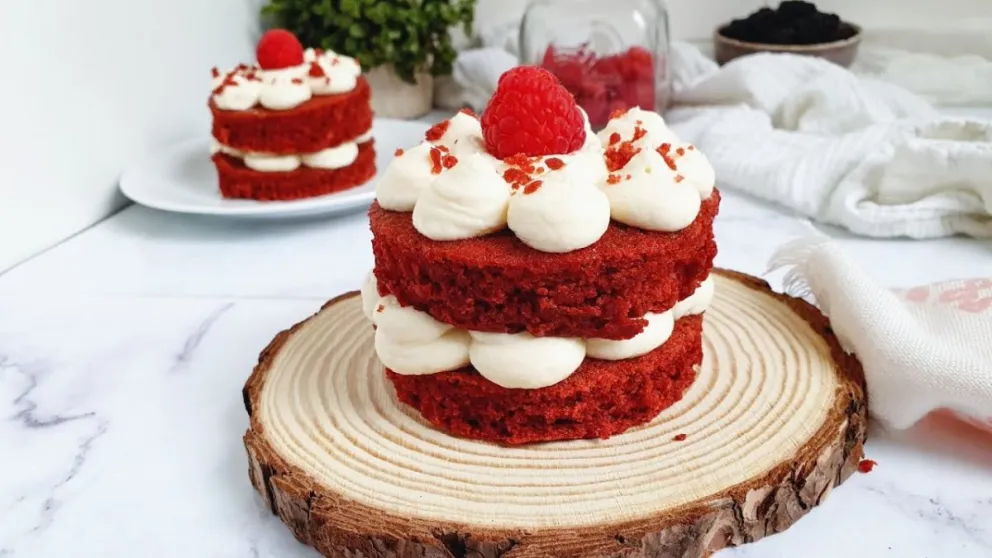 Cómo hacer una mini torta red velvet, sin horno y en simples pasos ...