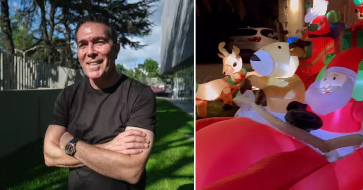 Rodolfo Barili sorprendió con su mega decoración navideña al mejor ...